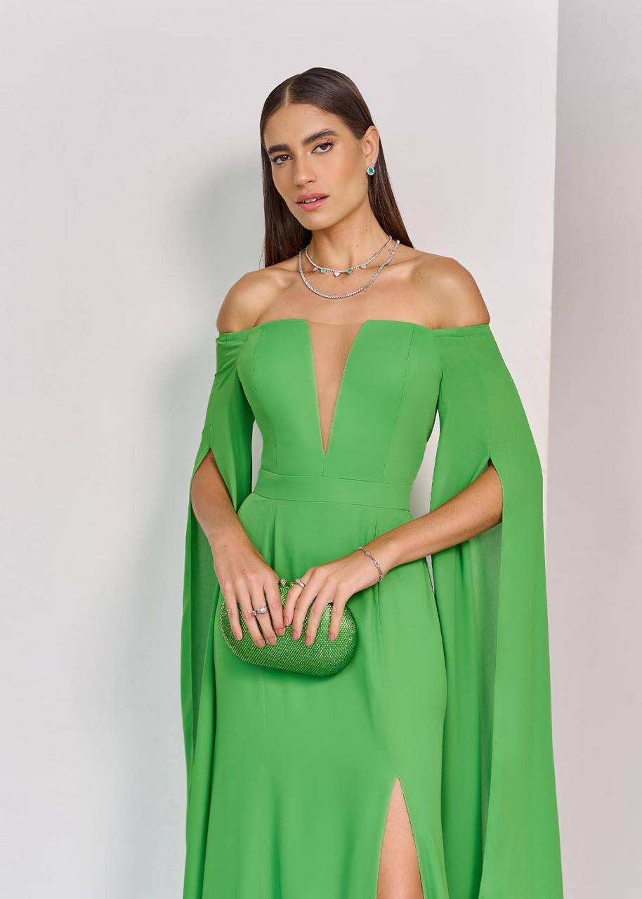 Dress Party Veridiana - Verde 289040VD01. – Fleche D'or